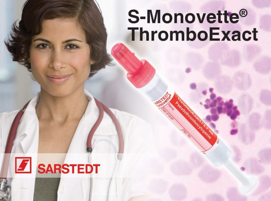S-Monovette® ThromboExact SARSTEDT: O tubo ideal para suspeita de ...